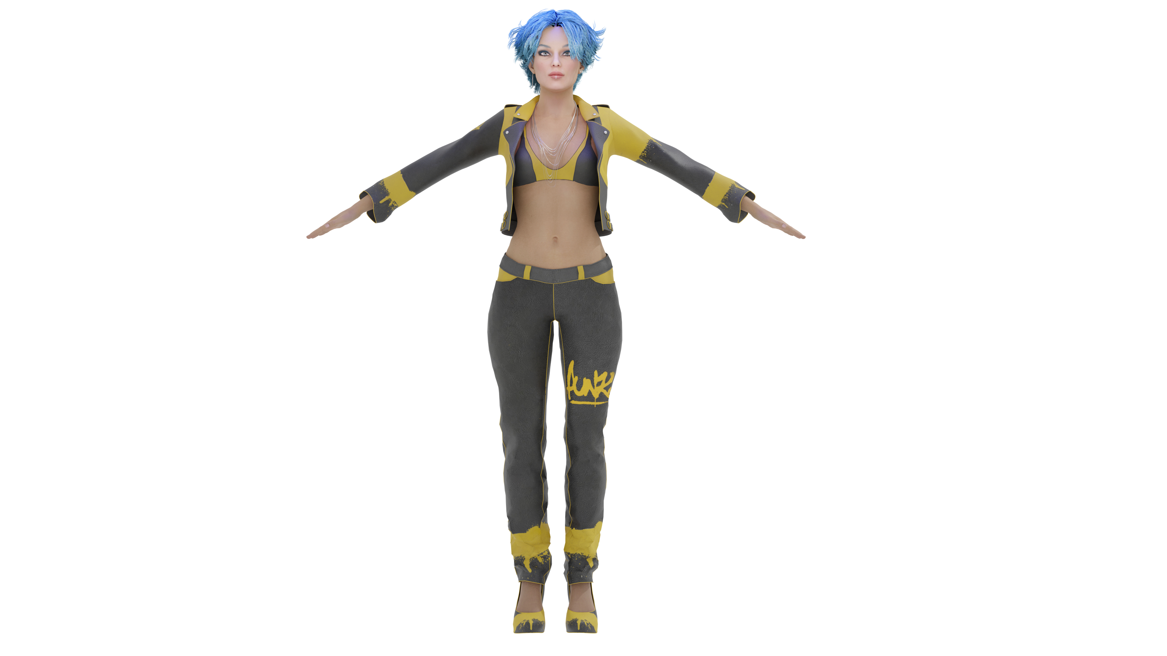 modelo 3d Emily T-Pose -Texturas PBR-Animadas gratis - TurboSquid 2157992
