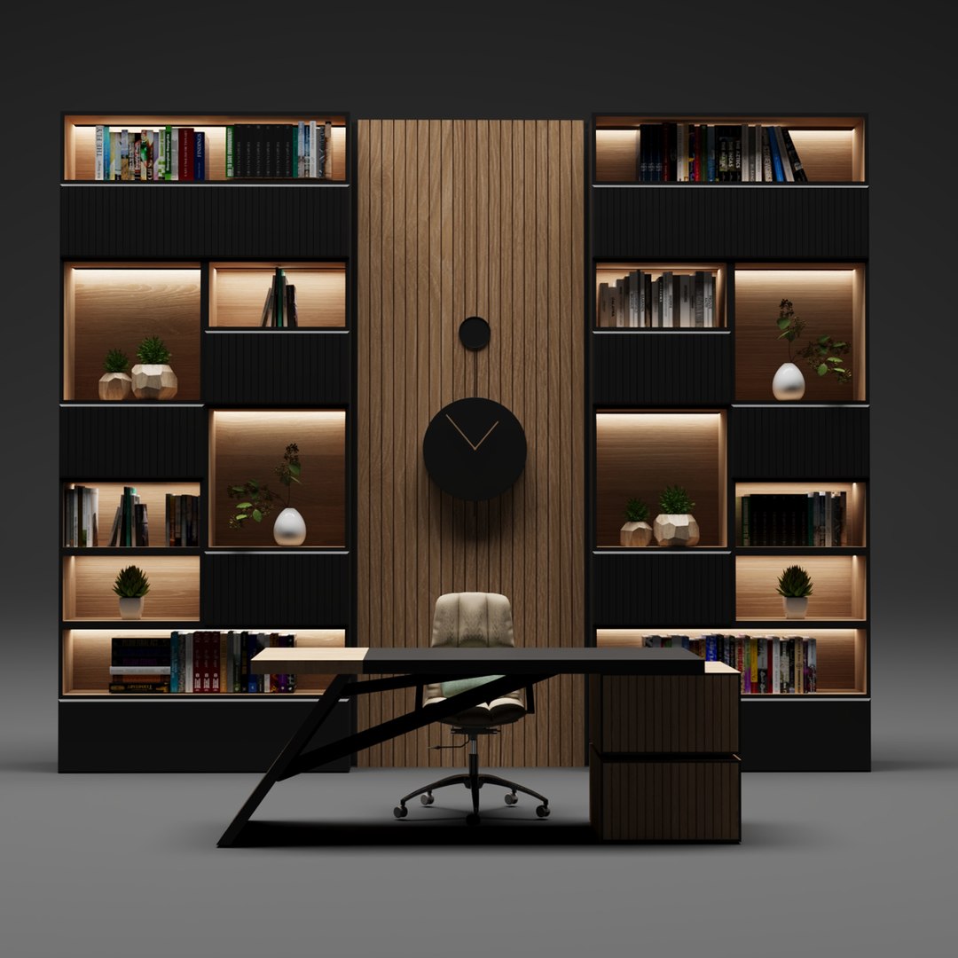 Office Furniture 3D Model - TurboSquid 2015976