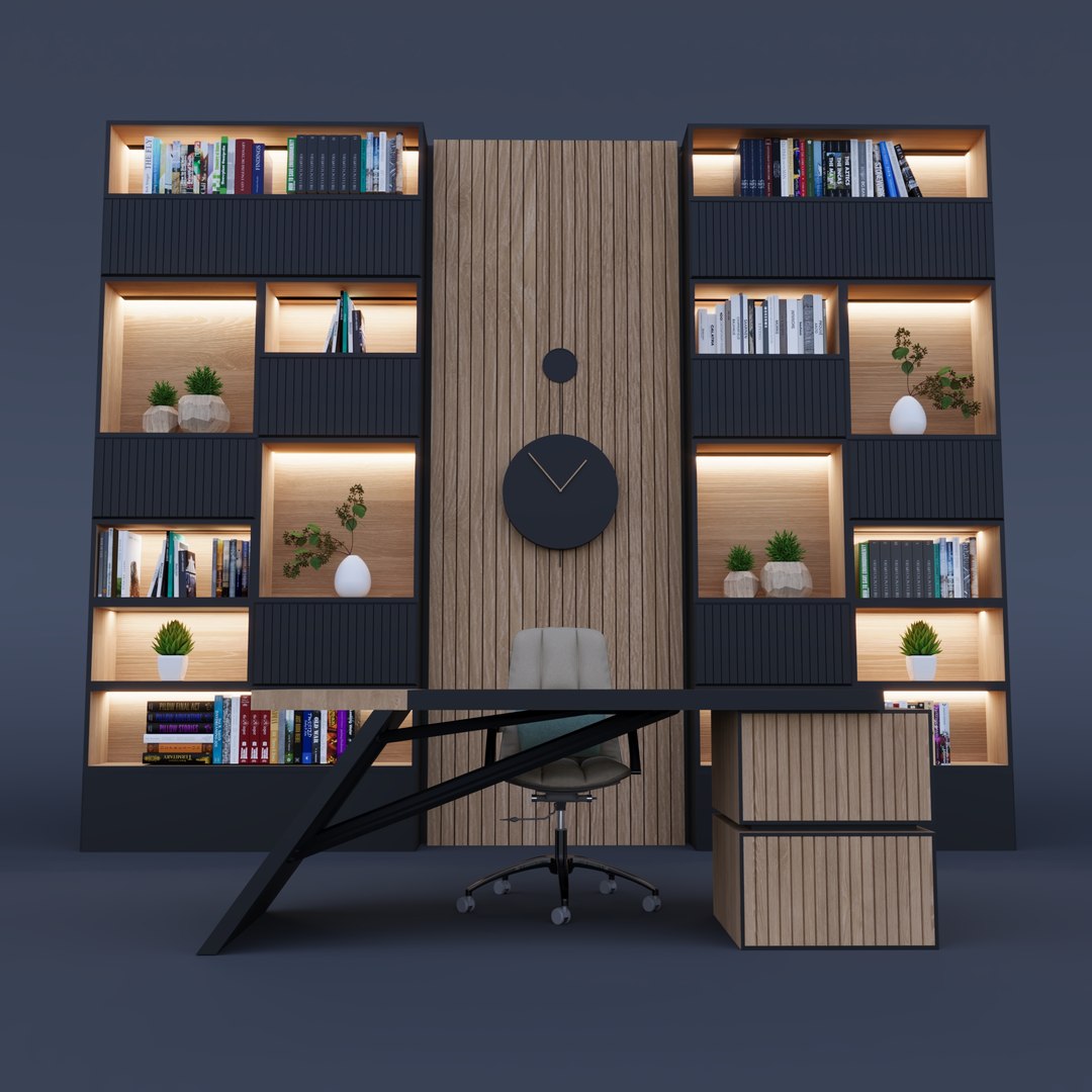 Office Furniture 3D Model - TurboSquid 2015976