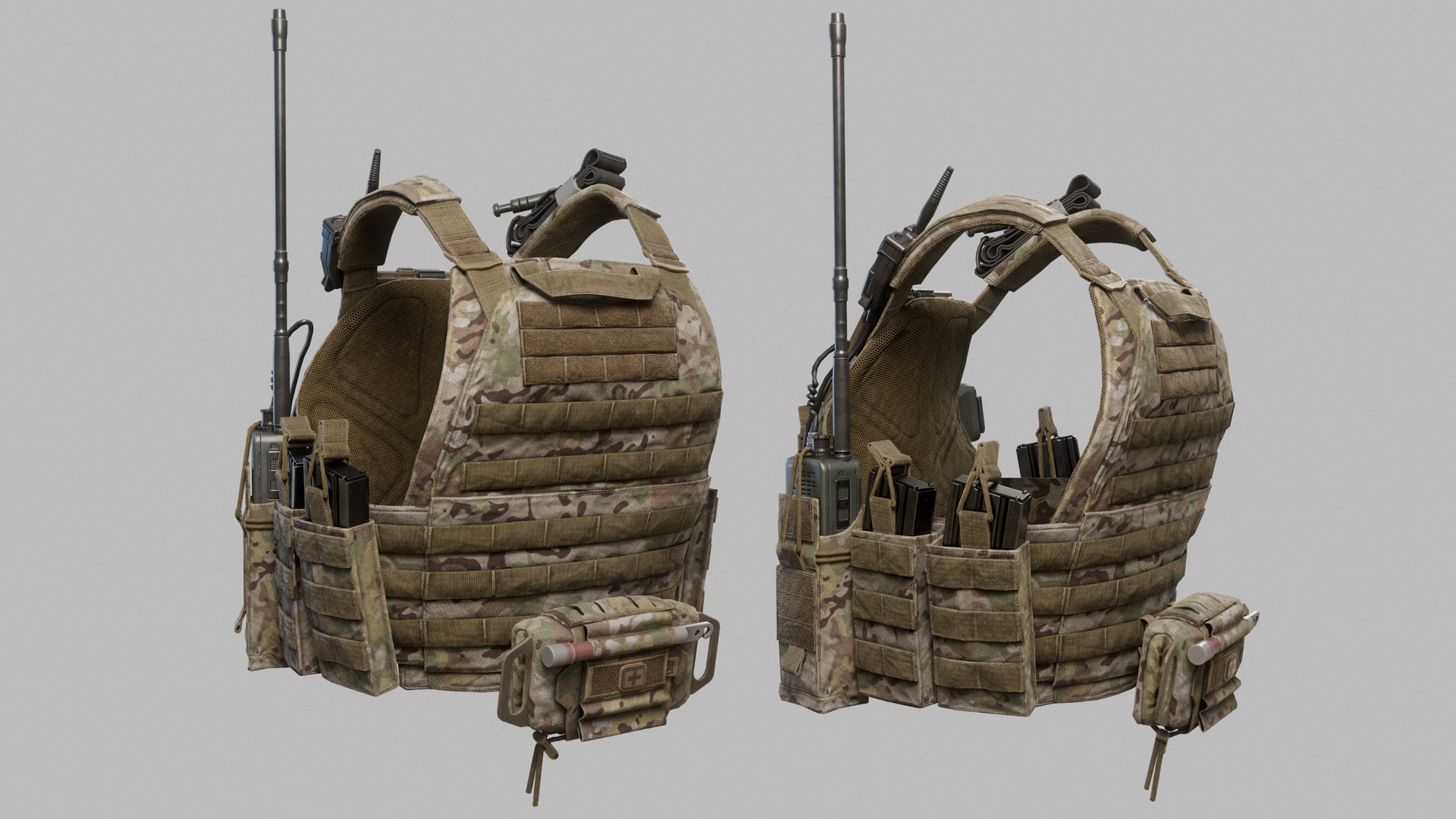 Tactical Vest Model - TurboSquid 1959501