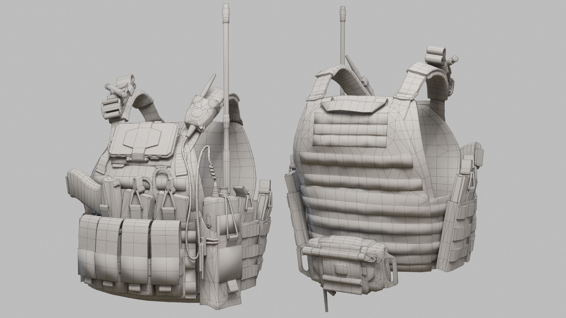 Tactical Vest Model - TurboSquid 1959501