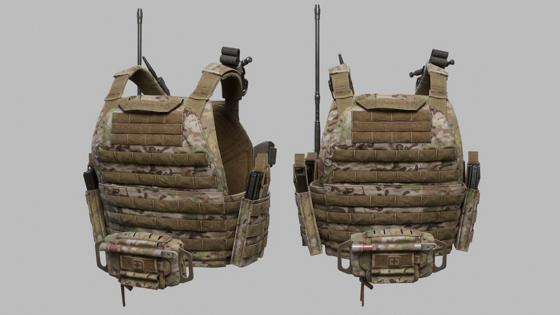 Tactical Vest Model - TurboSquid 1959501