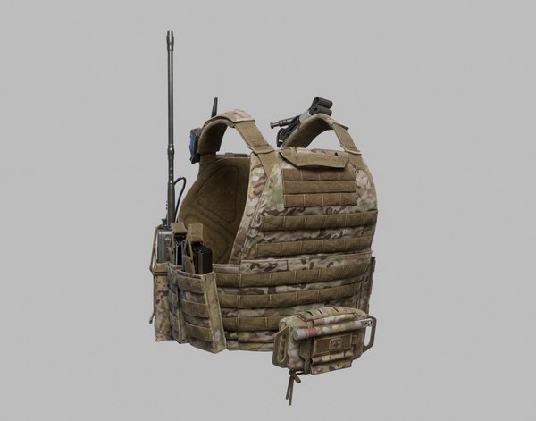 Tactical Vest Modelo 3D - TurboSquid 1959501