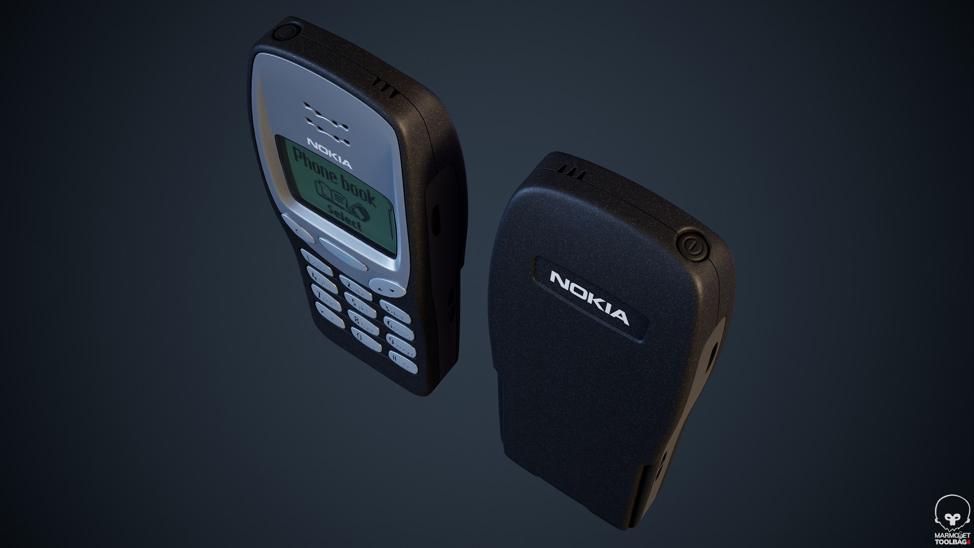 3D Model Nokia 3210 PBR - TurboSquid 2207251