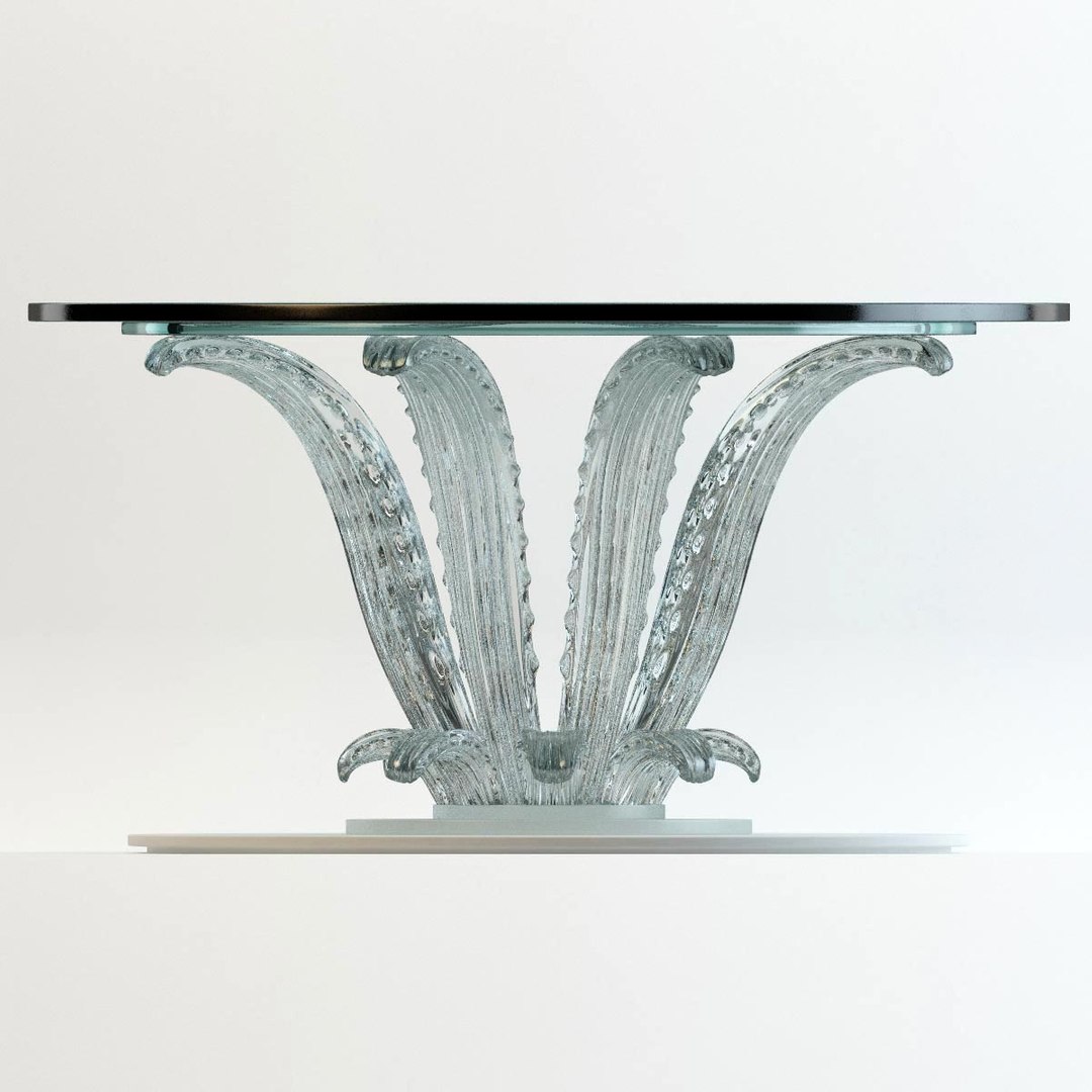 3d Cactus Table Lalique Model