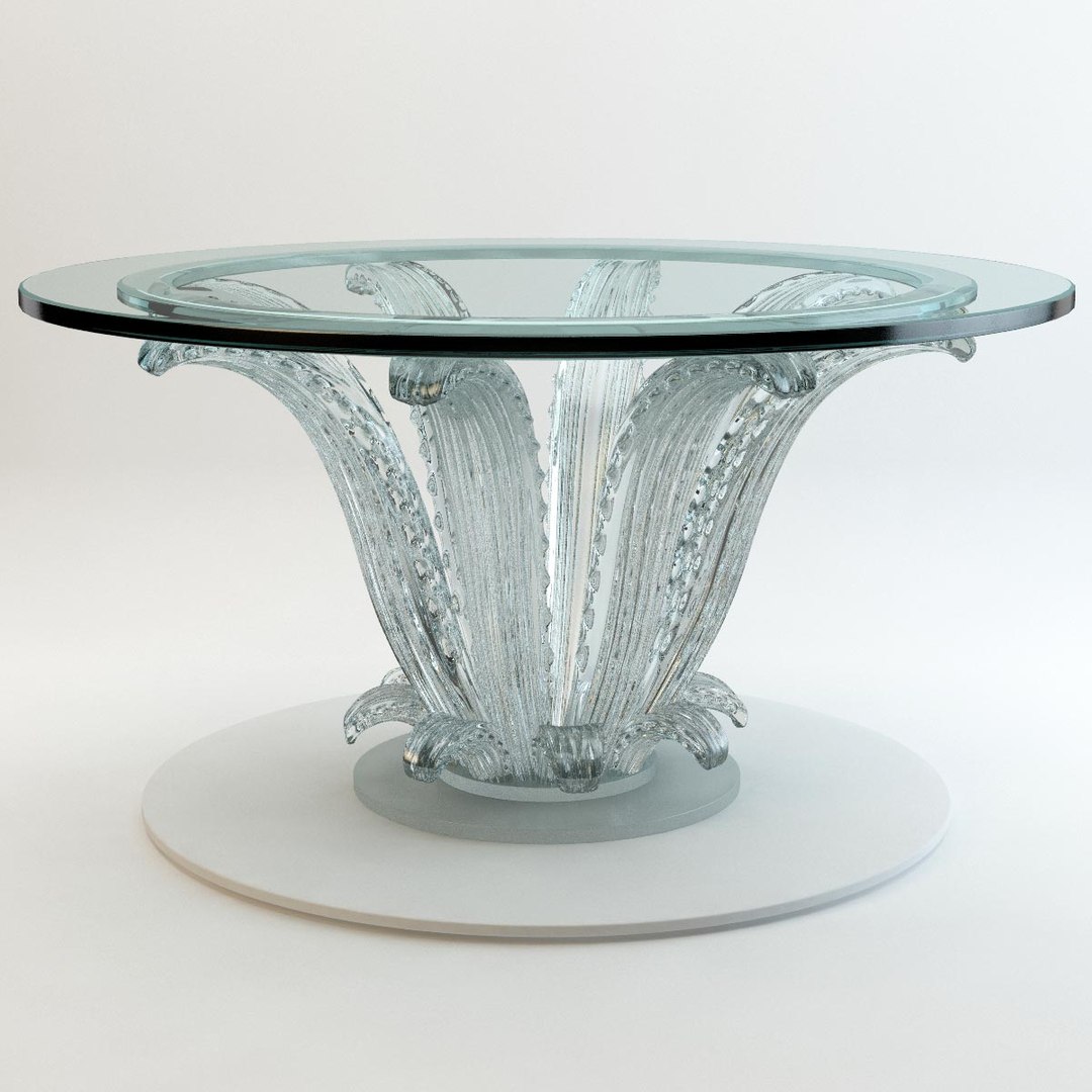 3d Cactus Table Lalique Model
