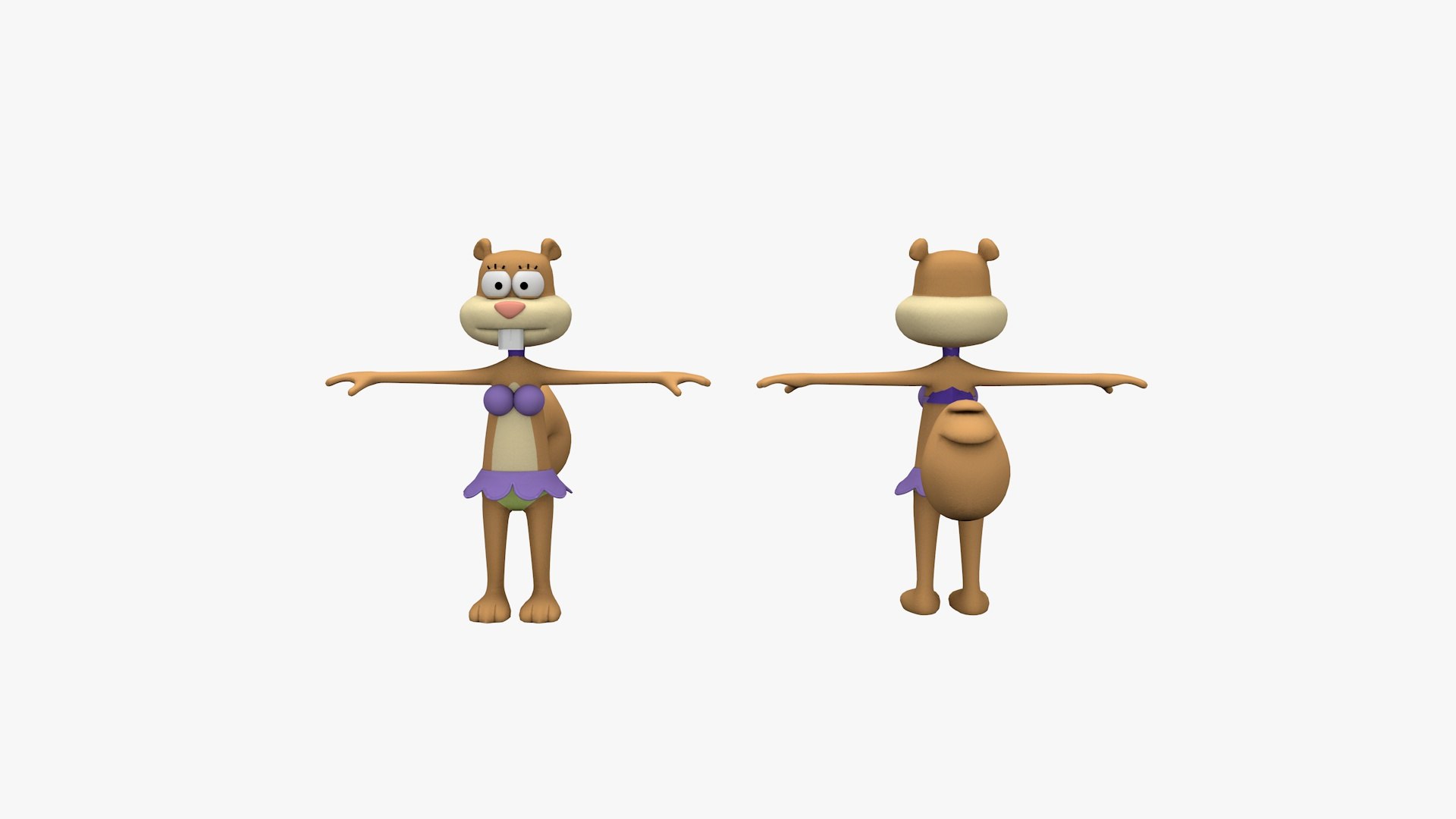 3D Sandy Cheeks - SpongeBob Model - TurboSquid 2398156