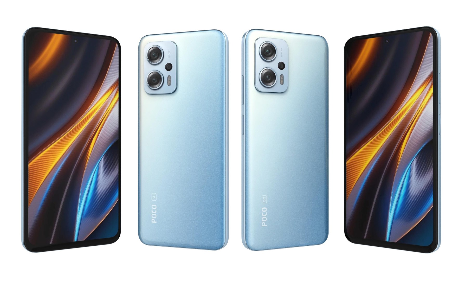 Xiaomi Poco X4 GT 5G Blue 3D Model - TurboSquid 1918183