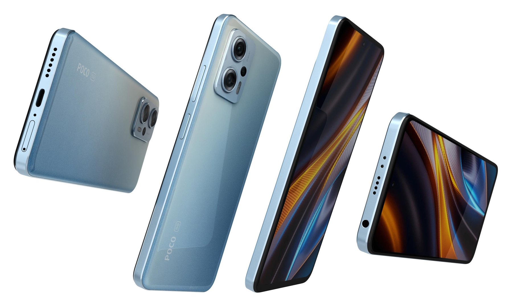 Xiaomi Poco X4 GT 5G Blue 3D Model - TurboSquid 1918183