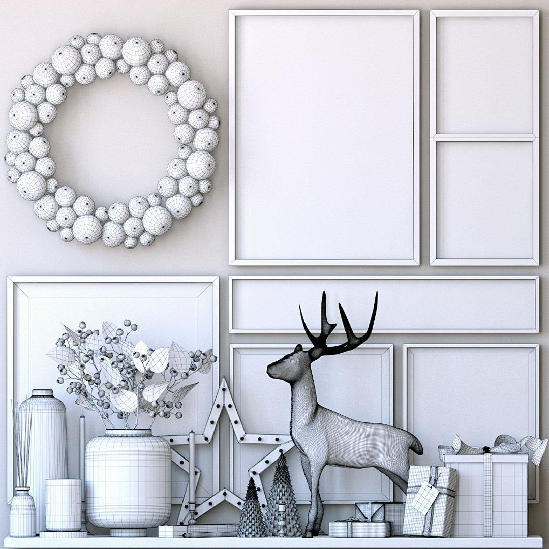 3D Model Set Poster Decor - TurboSquid 1663739