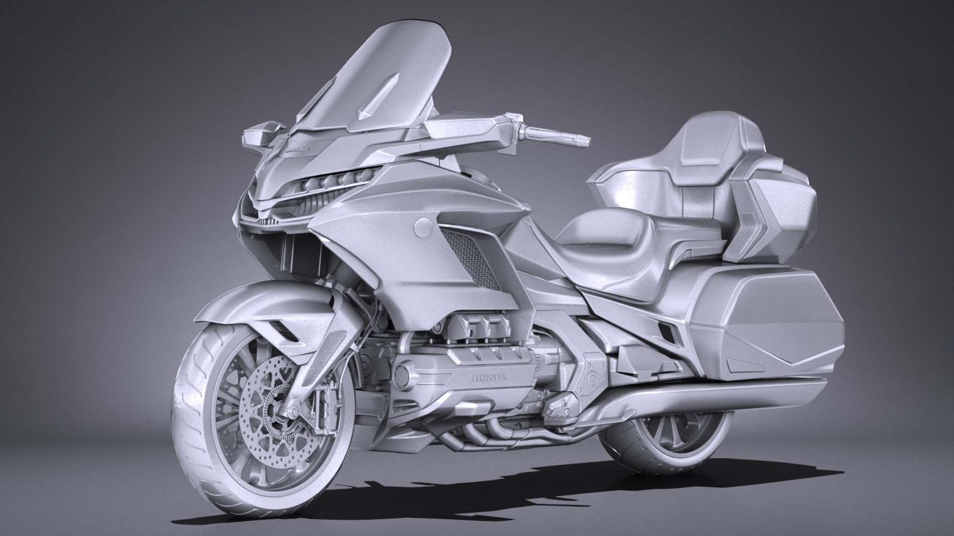 3D Honda Goldwing 2018 Model - TurboSquid 1270995