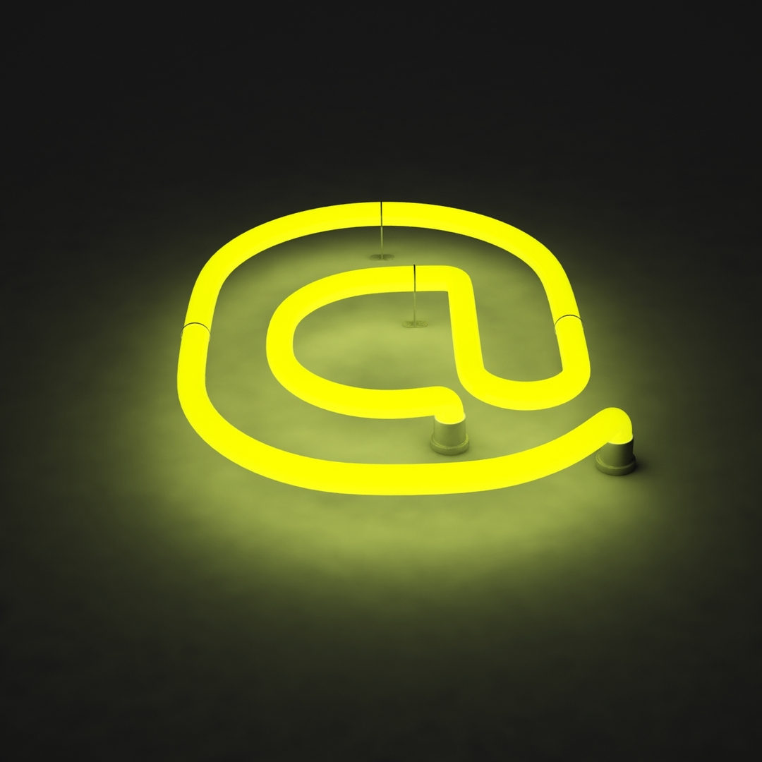 3ds Max Neon Font