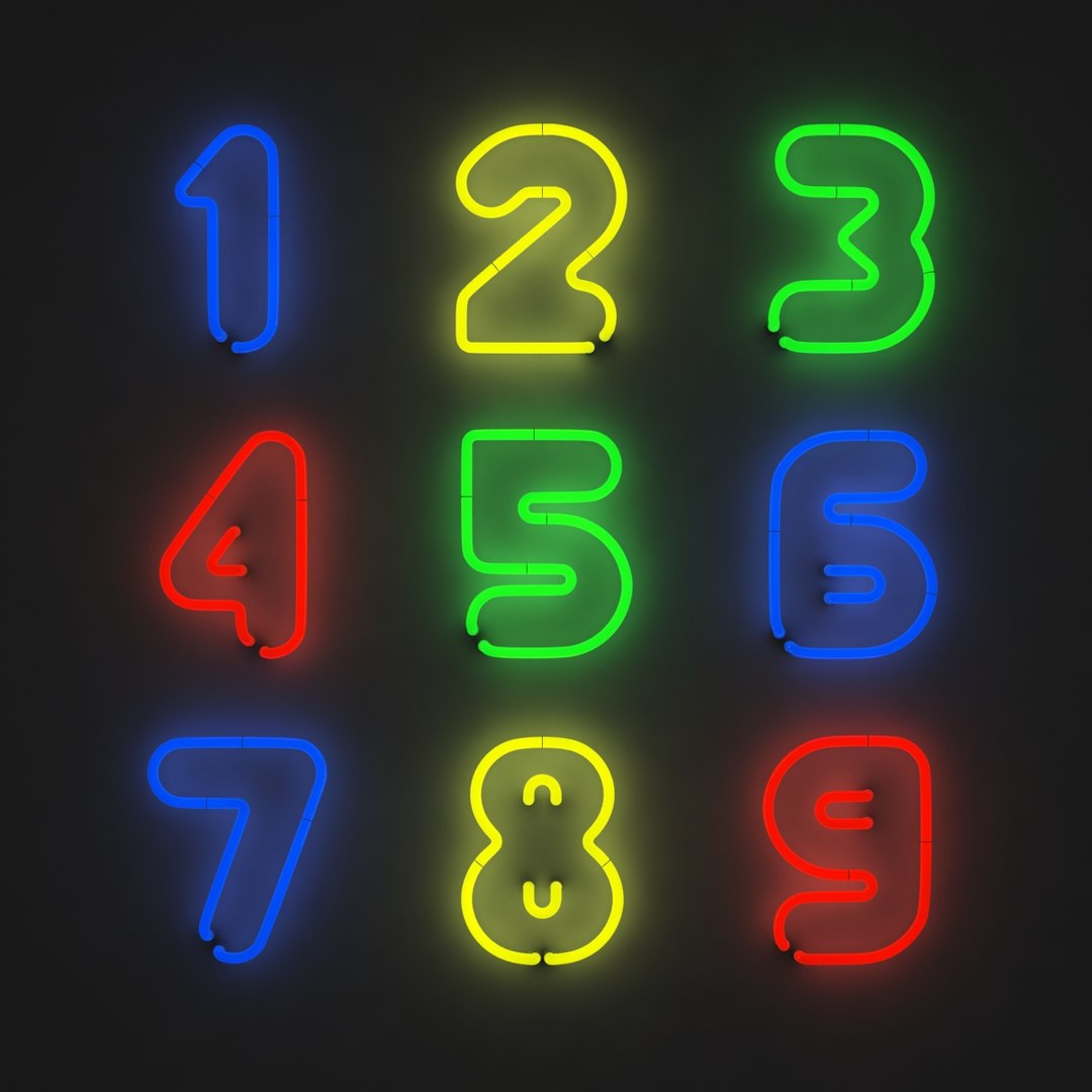 3ds Max Neon Font