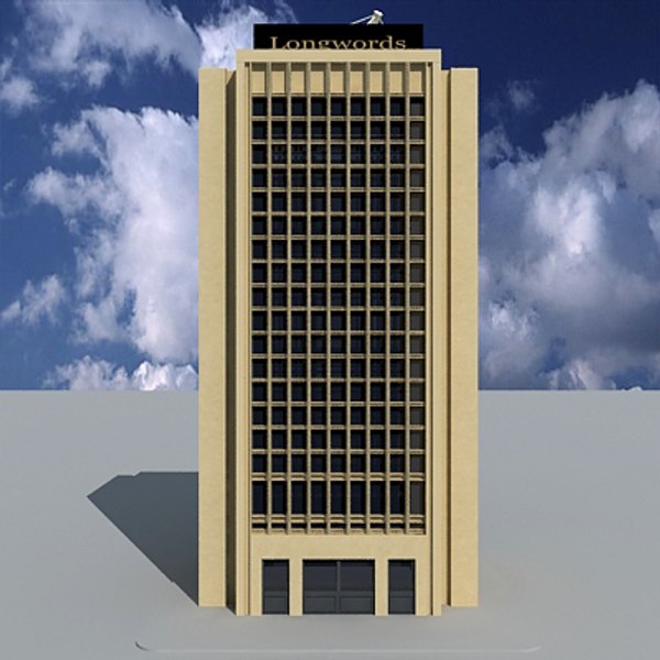 3d model skyscraper building