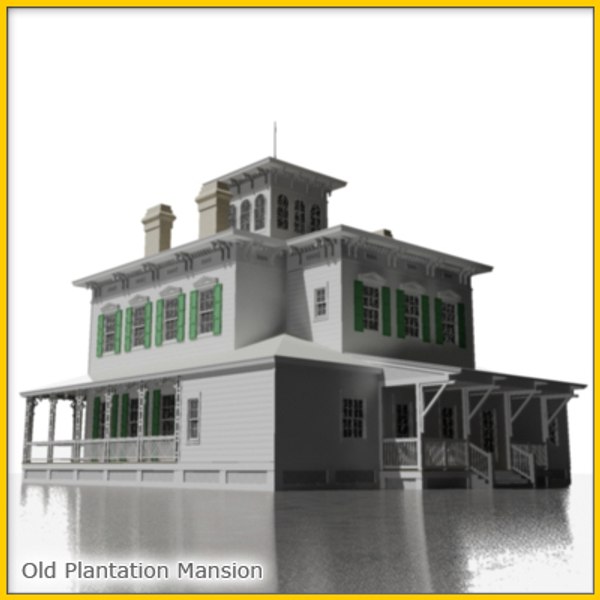plantation estate 3d max