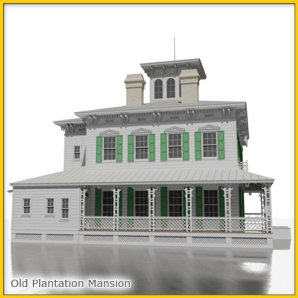 plantation estate 3d max