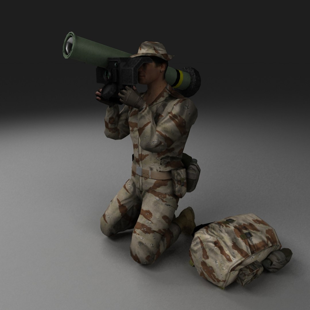 Delta Force Character Rigged 3d Model
