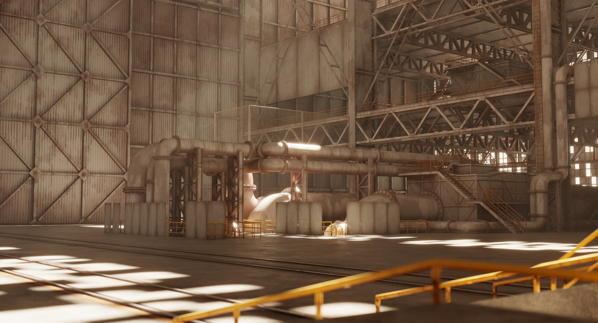 Industrial Factory 3D Model - TurboSquid 1985483