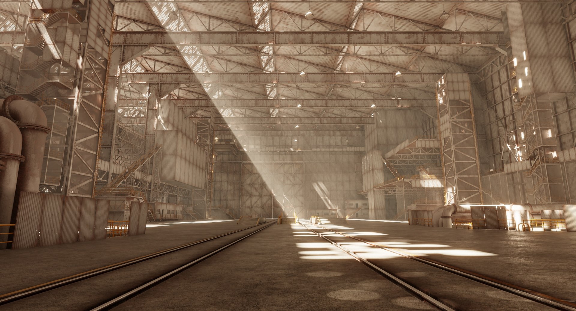 Industrial Factory 3D Model - TurboSquid 1985483