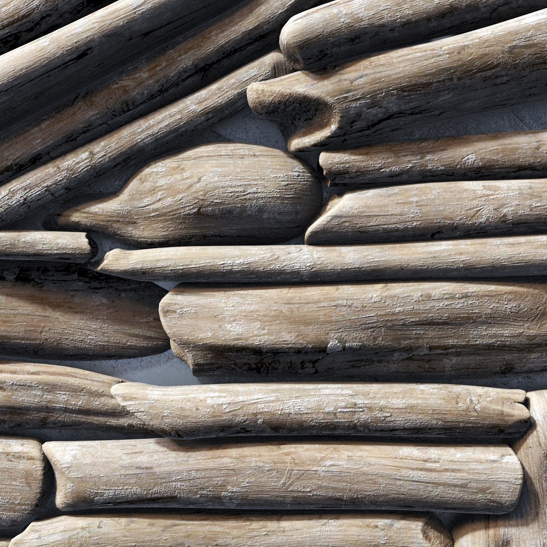 3D Model Rectangle Panel Branch Splinter Big N3 - TurboSquid 1721055