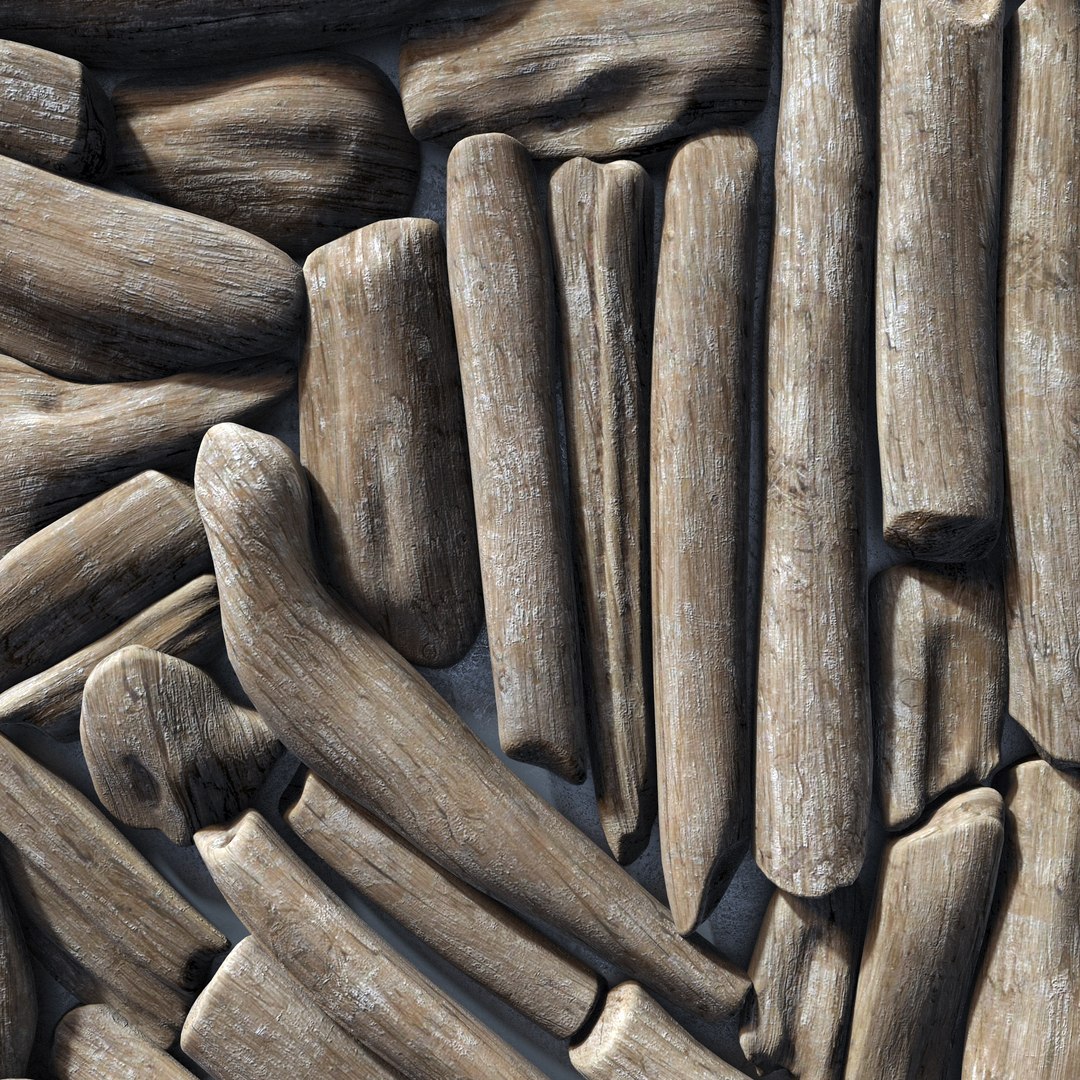 3D Model Rectangle Panel Branch Splinter Big N3 - TurboSquid 1721055