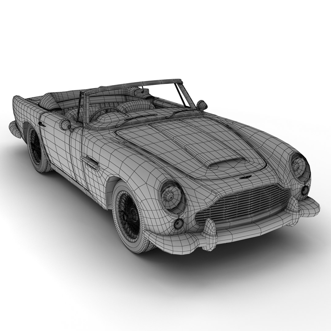 Aston Martin Db5 Convertible 3d Model