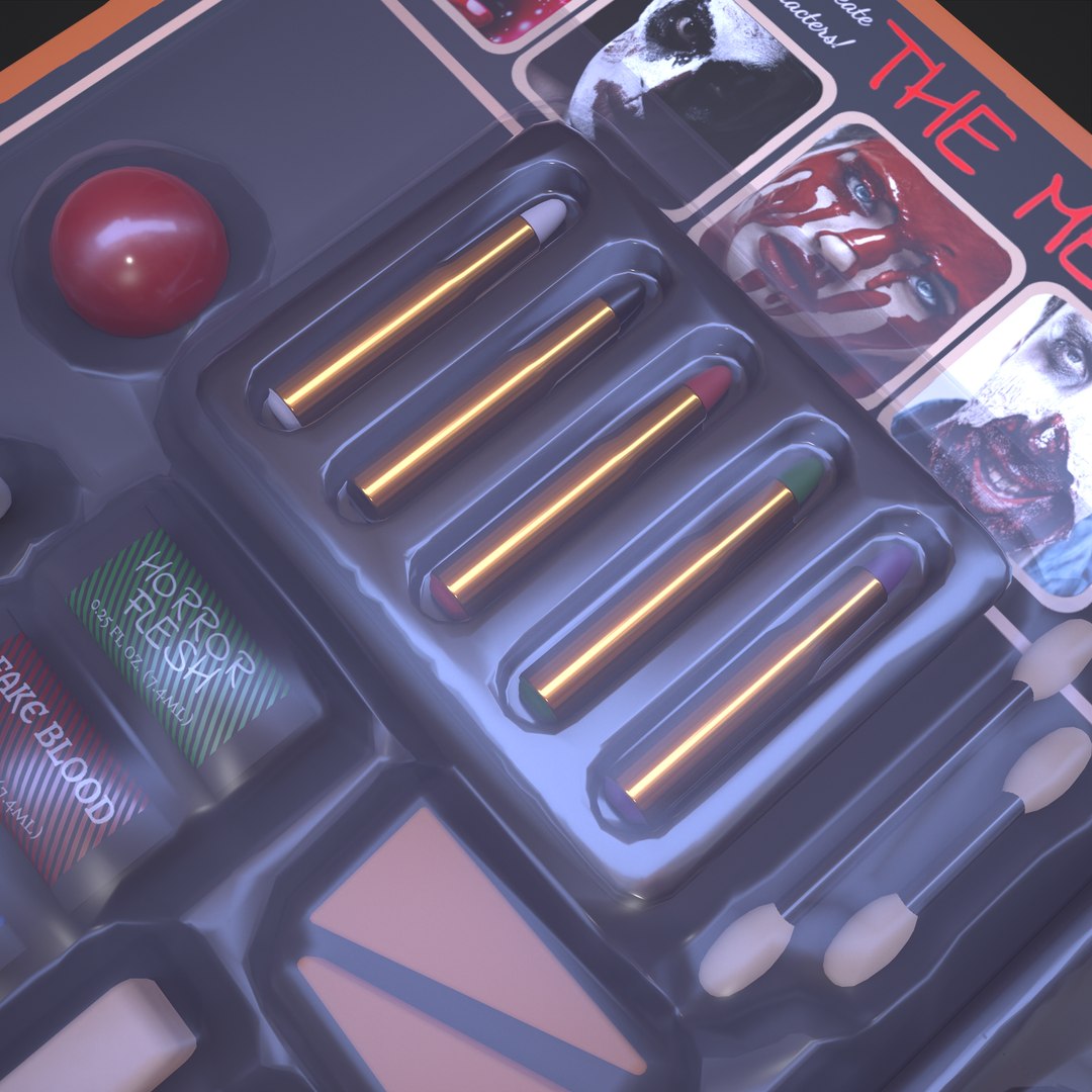 The Mega Make-up Kit 3D model - TurboSquid 1955316