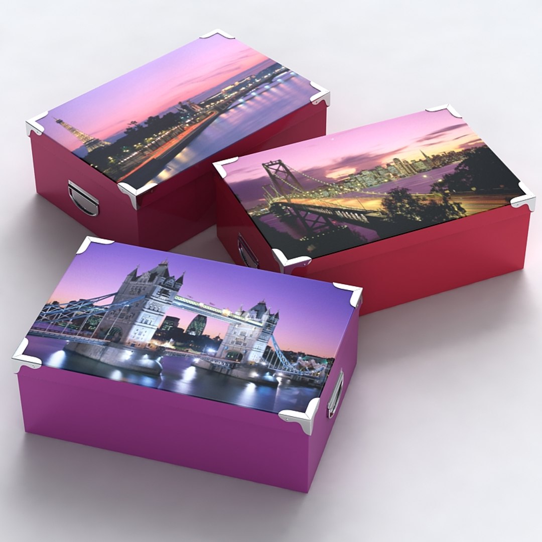 3d Model Of Box