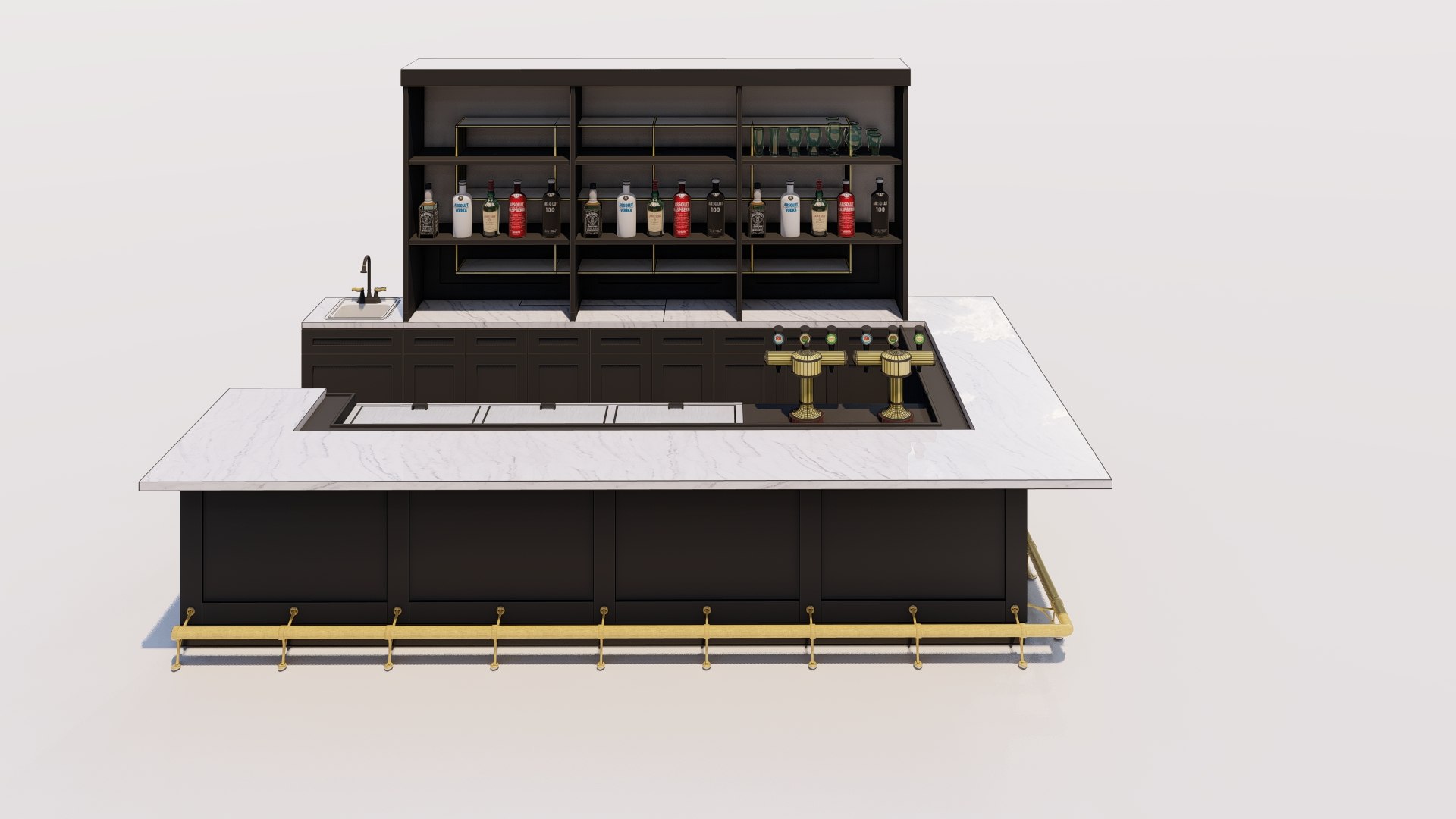 3D Model Bar Forniture - TurboSquid 1986519