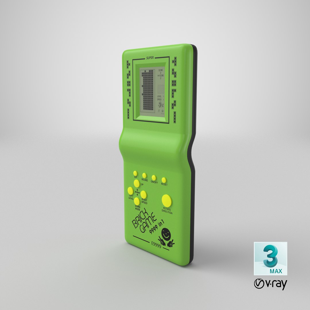 3D Retro Handheld Game 03 - TurboSquid 2002696