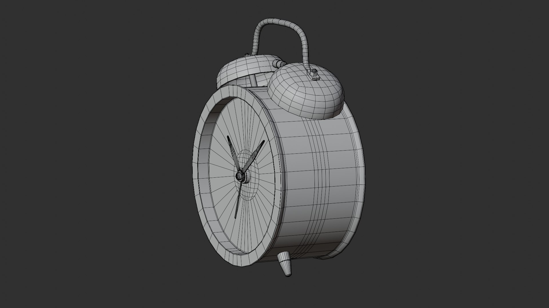 Retro Alarm Clock Green 3D Model - TurboSquid 2373750