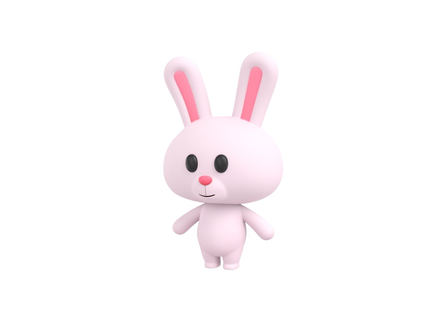 3D model rabbit character - TurboSquid 1640219