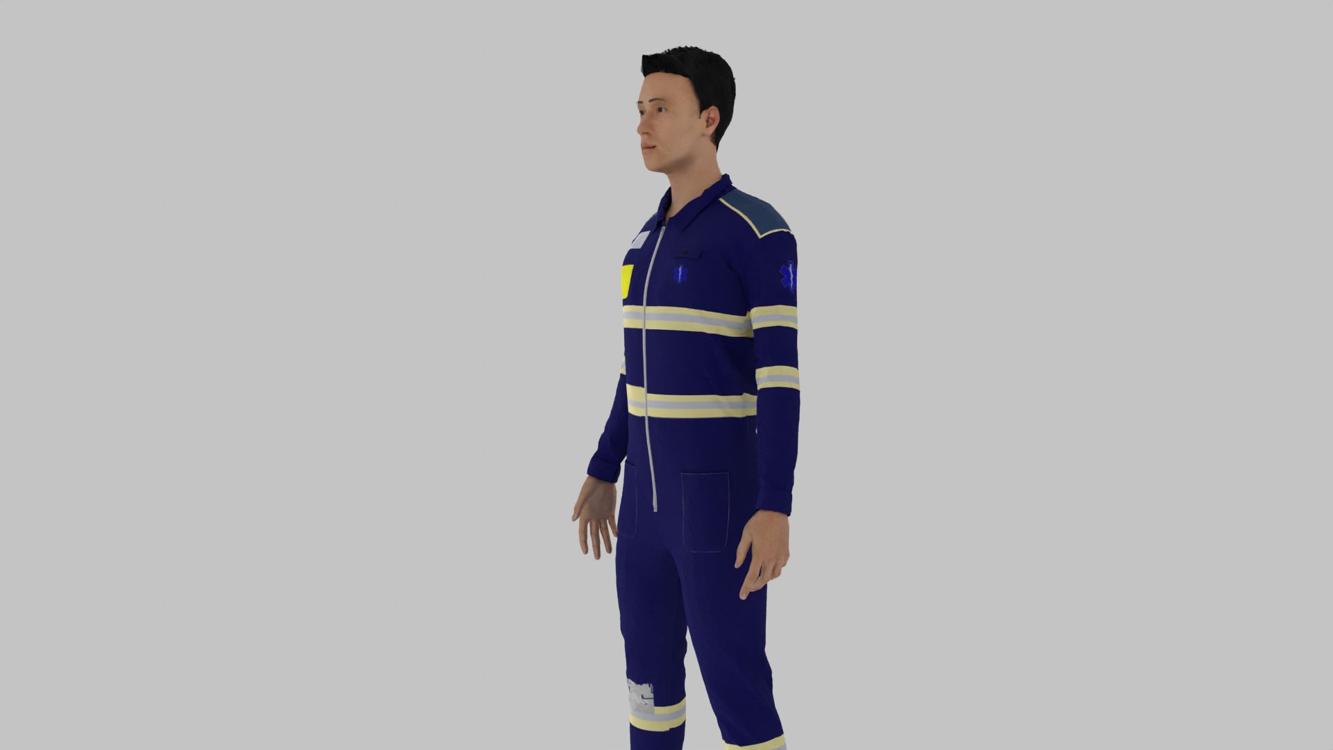 Paramedic Worker 3D Model - TurboSquid 1971548