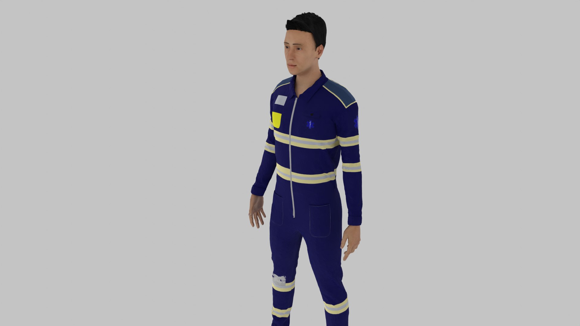 Paramedic Worker 3D Model - TurboSquid 1971548