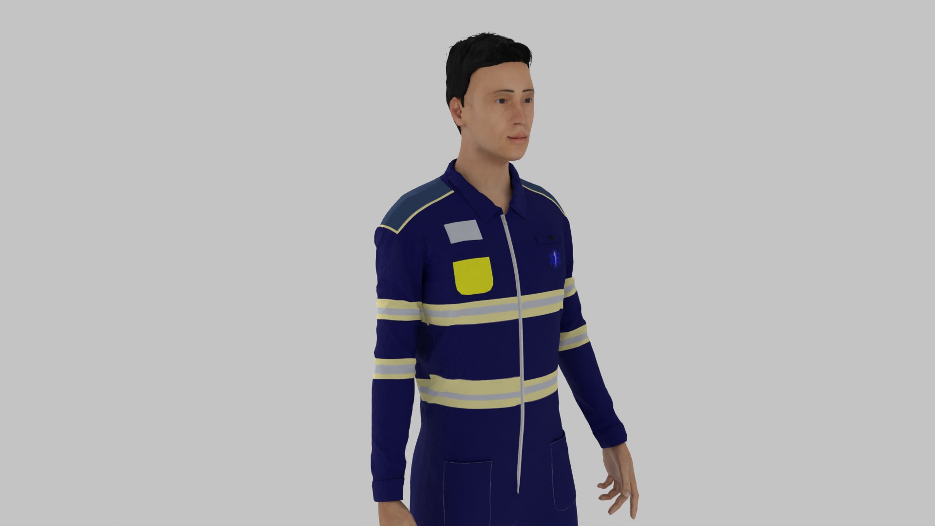Paramedic Worker 3D Model - TurboSquid 1971548
