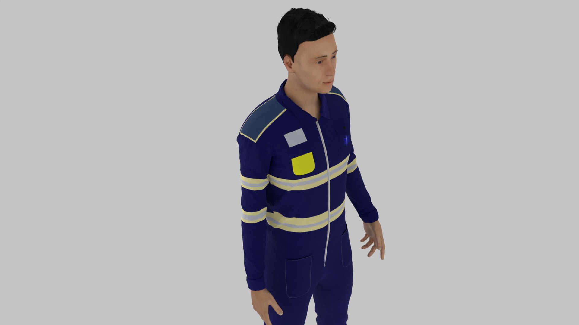 Paramedic Worker 3D Model - TurboSquid 1971548