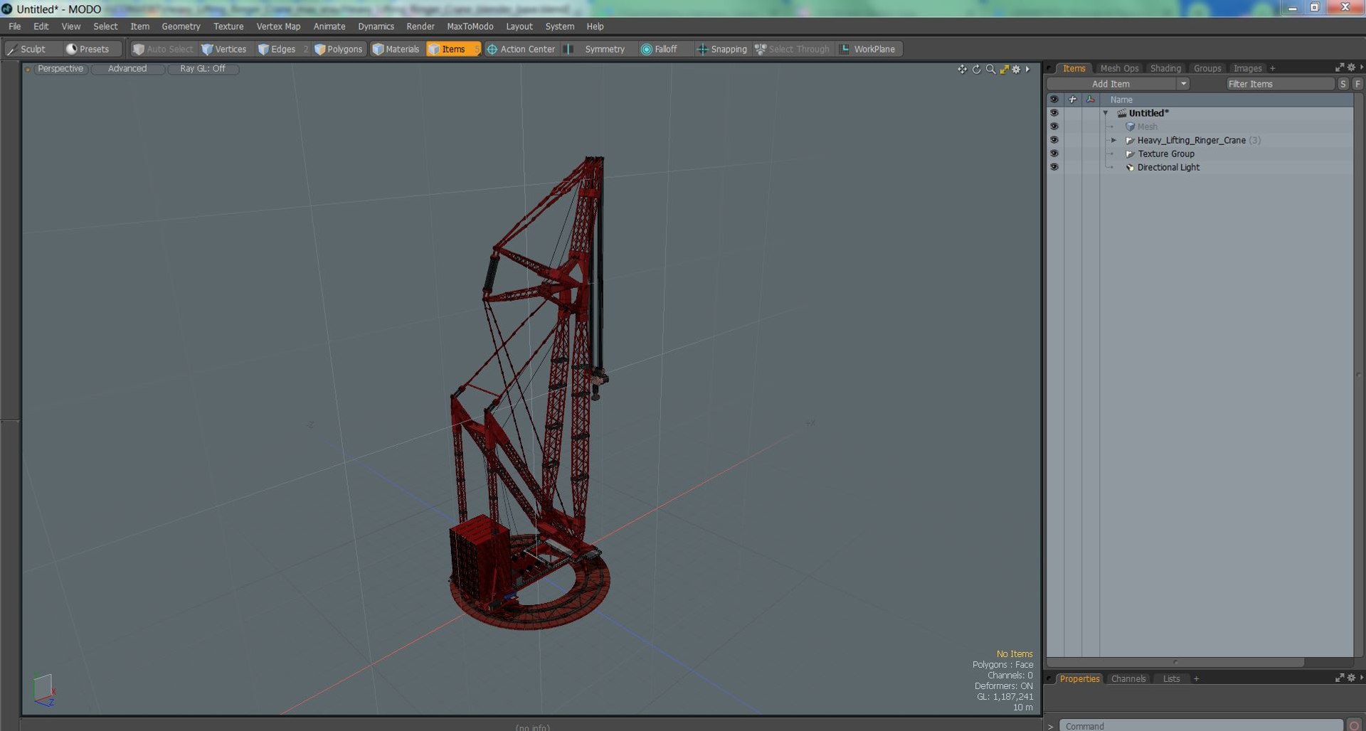 3D Heavy Lifting Ringer Crane - TurboSquid 2205404