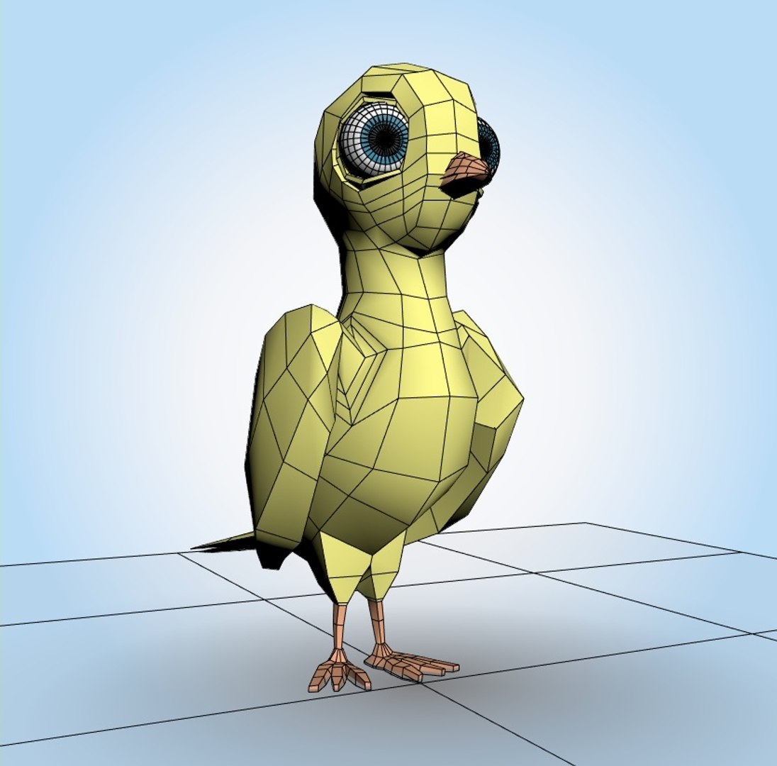 Yellow Bird 3D - TurboSquid 1990508
