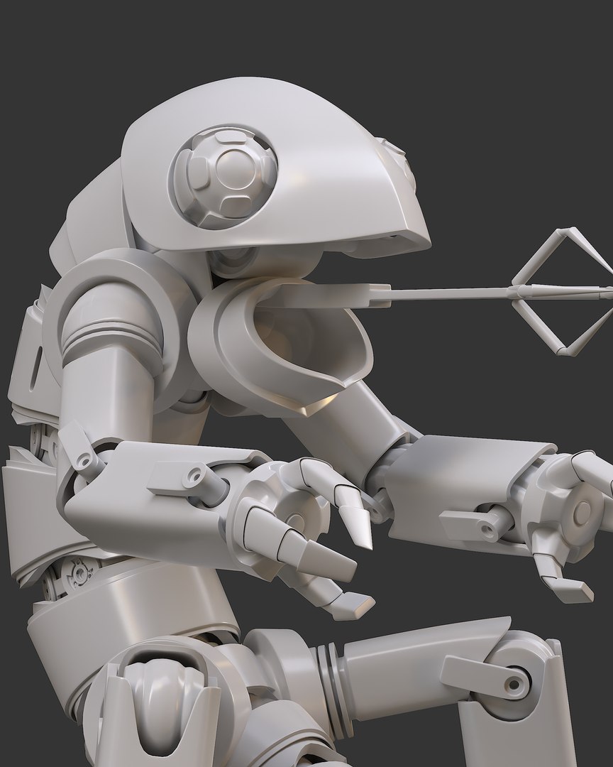 3D Sci-fi Mechanical Lizzard Model - TurboSquid 2023748