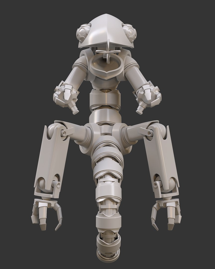 3D Sci-fi Mechanical Lizzard Model - TurboSquid 2023748