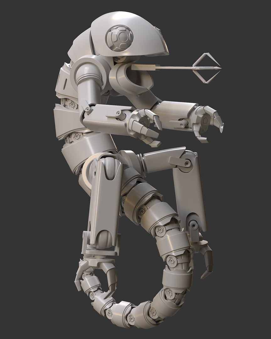 3D Sci-fi Mechanical Lizzard Model - TurboSquid 2023748