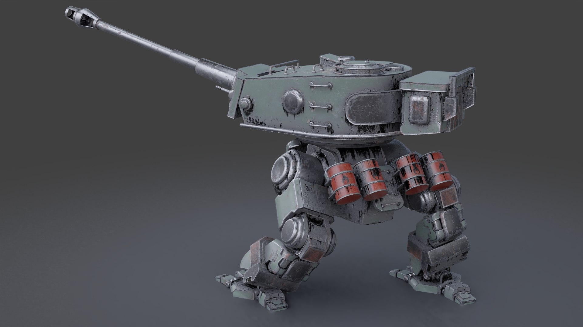 3D Tank Robot - TurboSquid 1536279