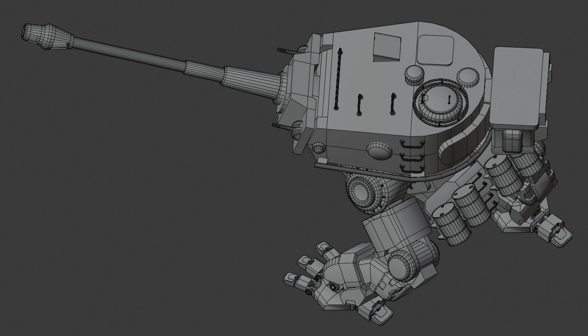 3D Tank Robot - TurboSquid 1536279