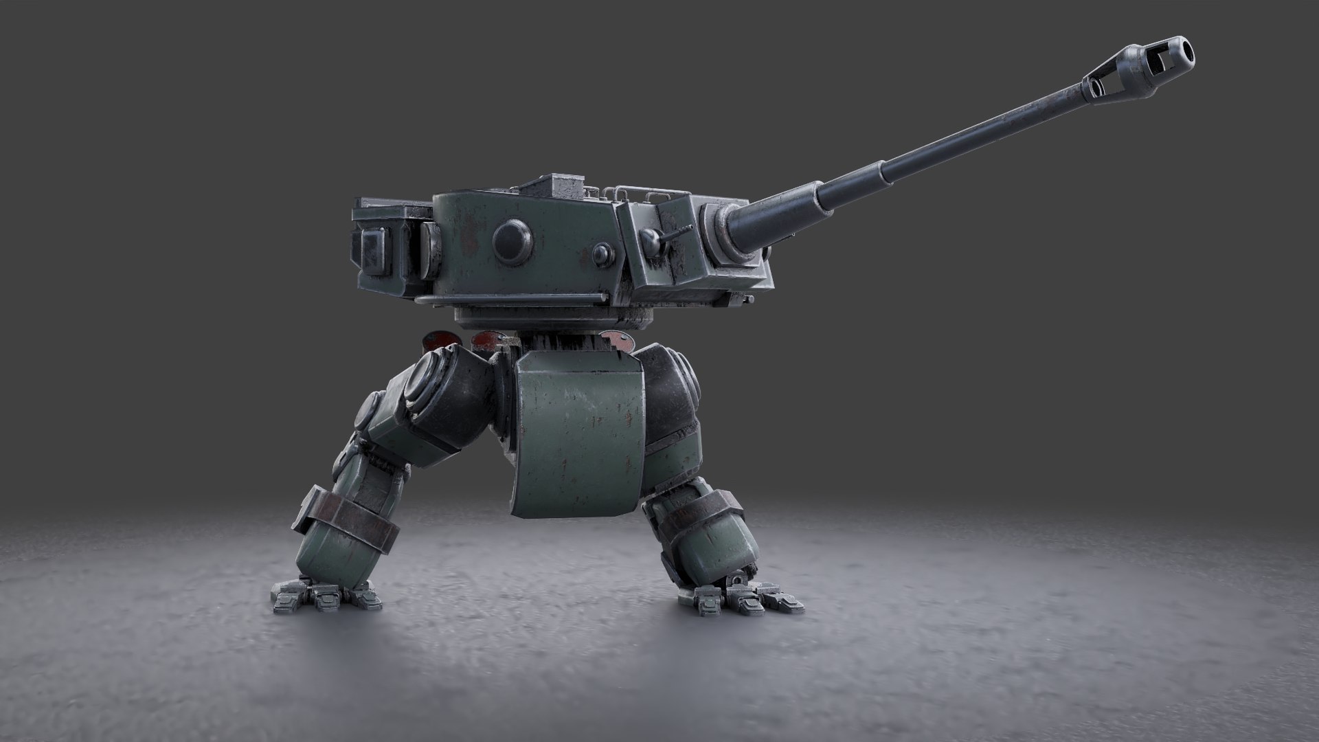 3D Tank Robot - TurboSquid 1536279