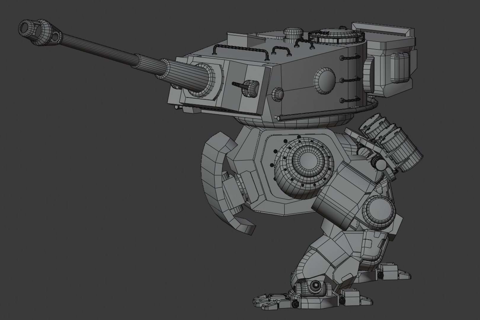 3D Tank Robot - TurboSquid 1536279