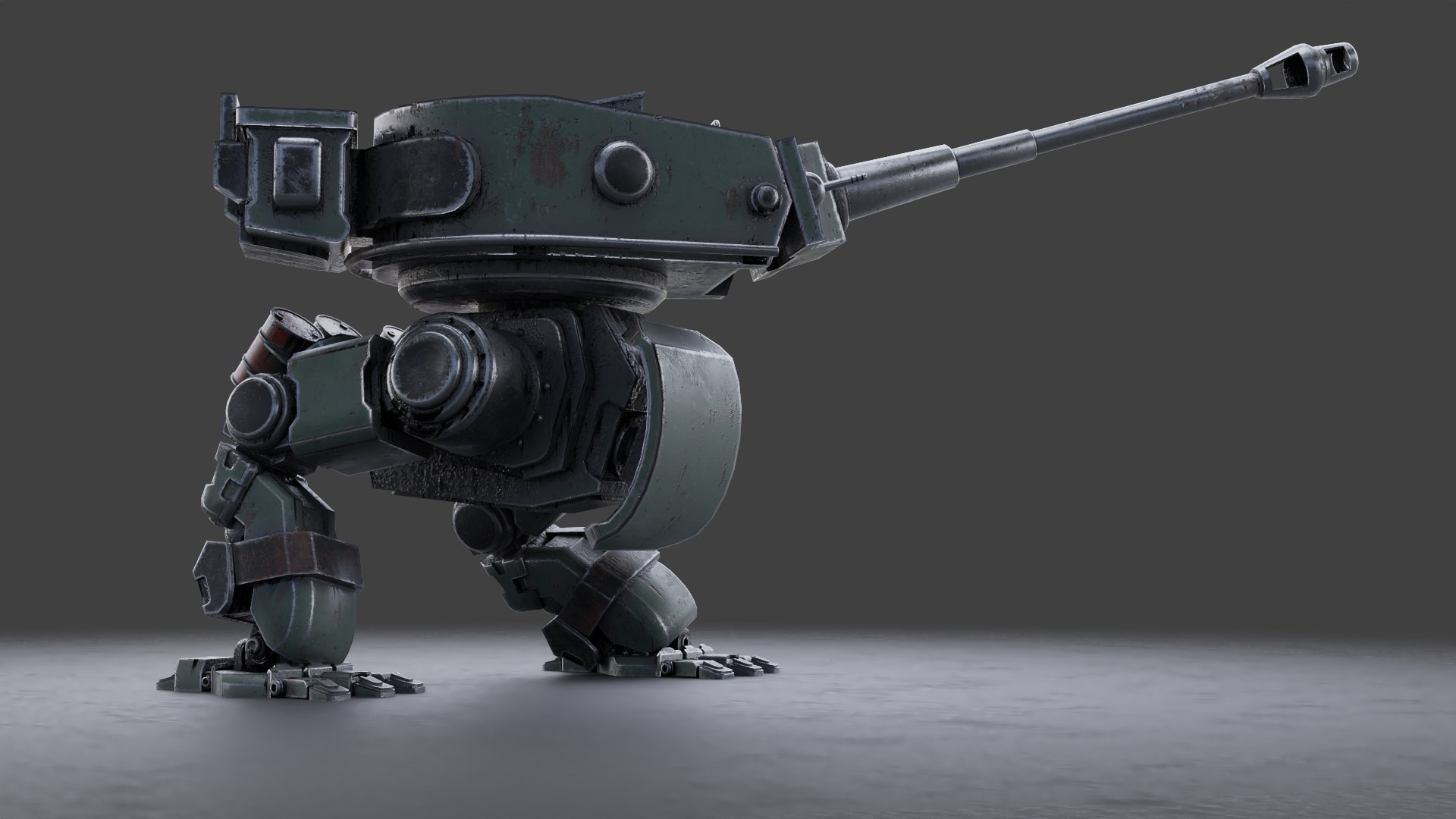 3D Tank Robot - TurboSquid 1536279