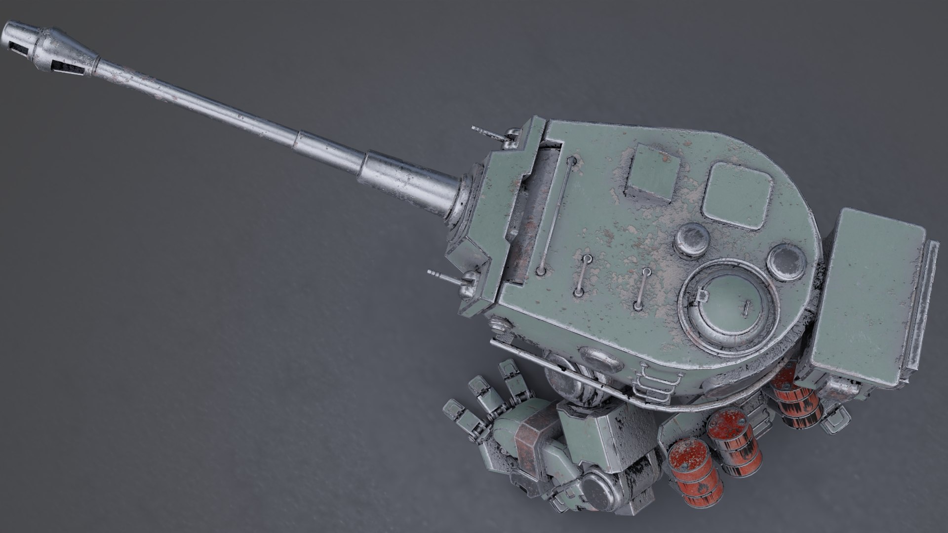 3D Tank Robot - TurboSquid 1536279