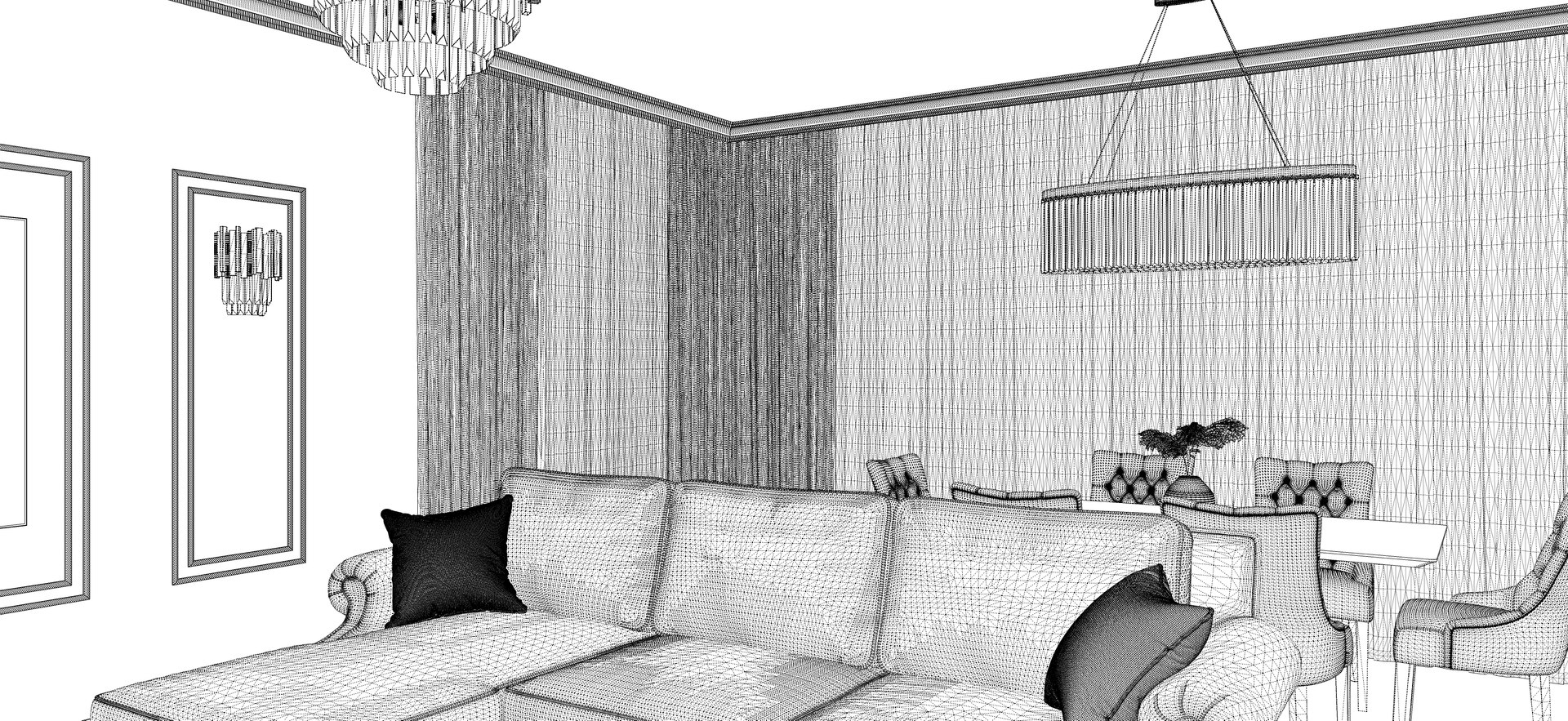 Amazing classic style living room 3D model - TurboSquid 1728595