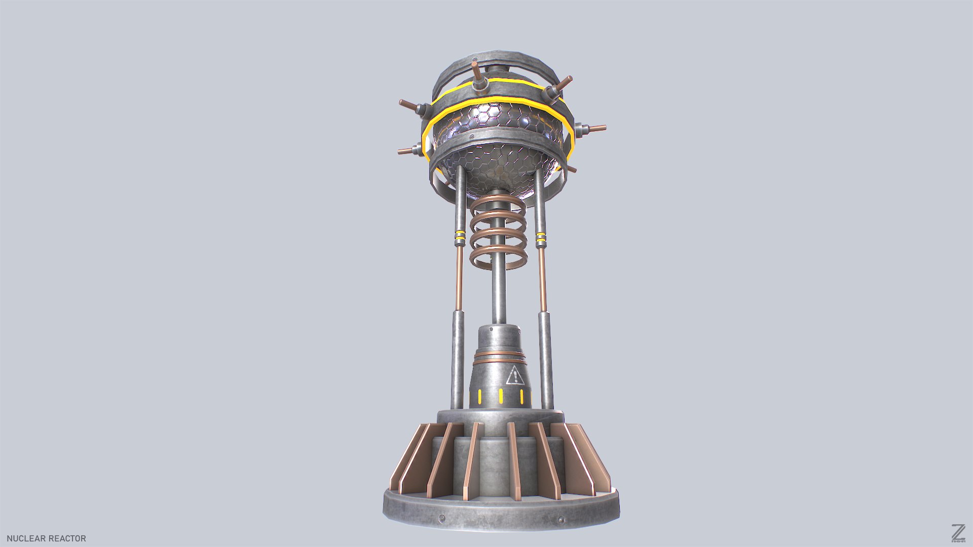 3D Nuclear Reactor Model - TurboSquid 2201444