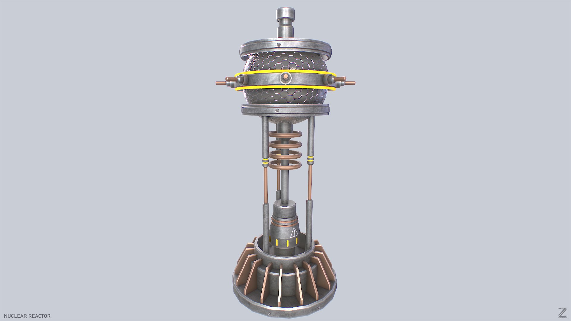 3D Nuclear Reactor Model - TurboSquid 2201444